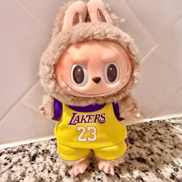 Toys | Labubu Doll Lakers Jersey Outfitdoll Clothing Sporty Clothing ...